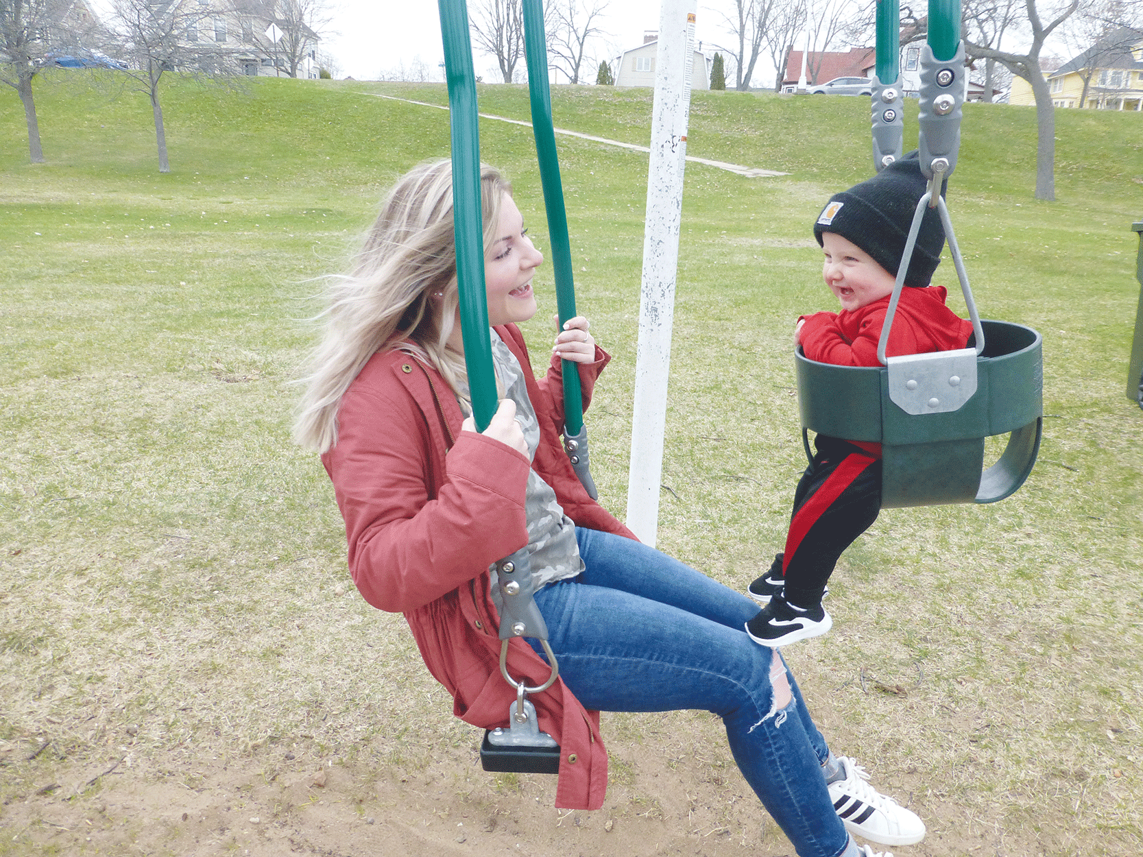 Unique swings installed at parks | News, Sports, Jobs - Daily Press